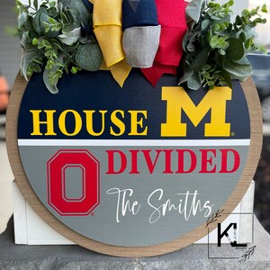 House Divided Door Sign | House Divided Sign | House Divided Wreath ...
