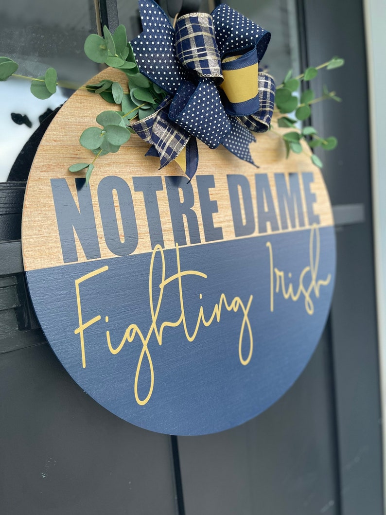 Notre Dame Wreath Front Door Decor Notre Dame Signs - Etsy