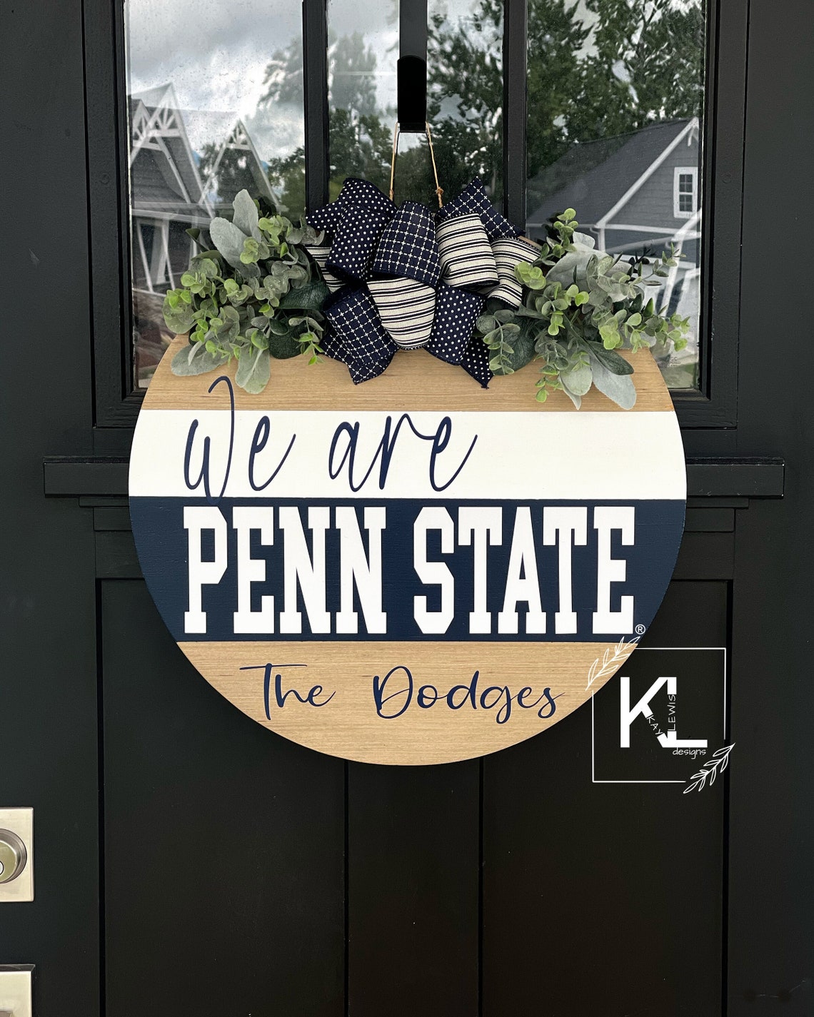 Penn State Wreath | Penn State Sign| Penn State Door Hanger | Penn ...