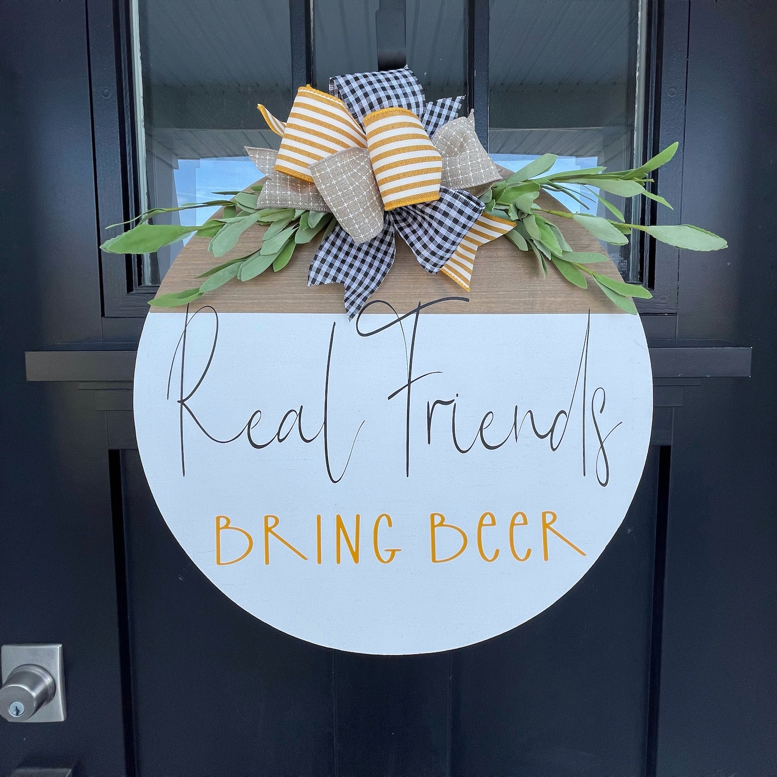 Funny Door Hanger Funny Door Sign Front Door Decor | Etsy