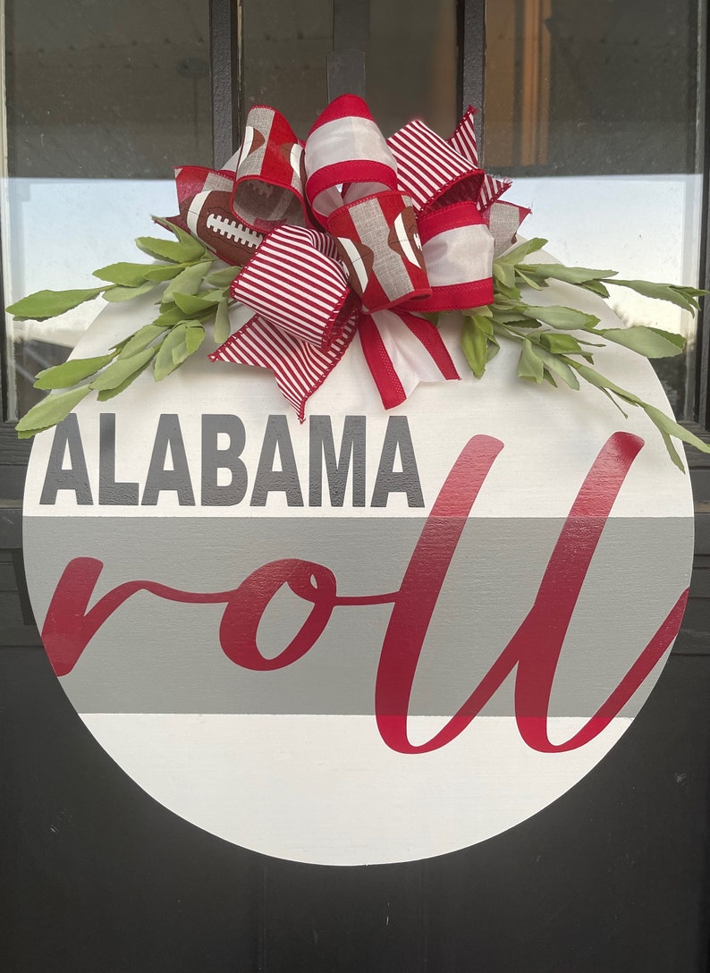 Alabama Double Door Hangers | Double Door Decor | Alabama Roll Tide ...