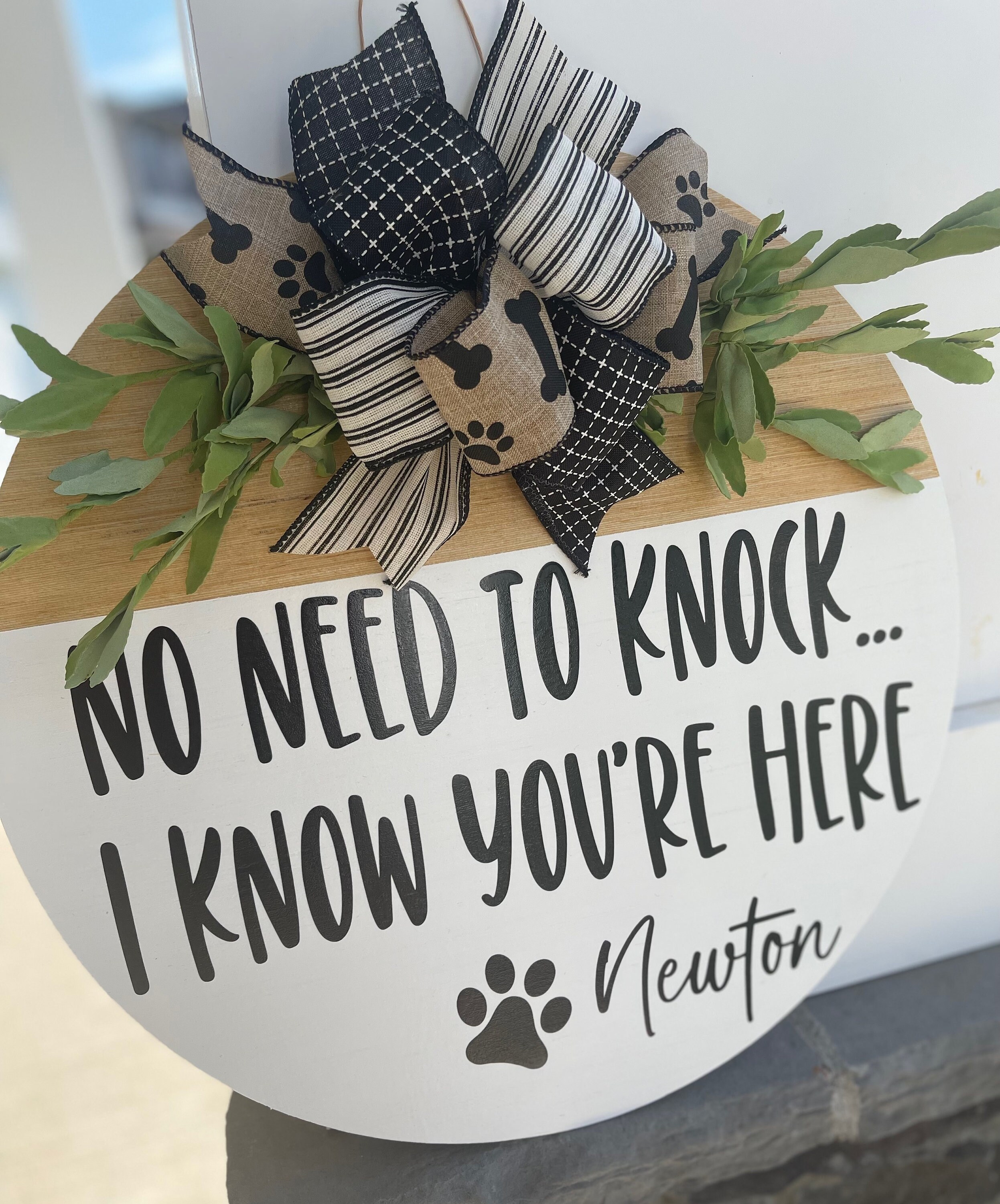 Dog Door Hanger Dog Door Sign Front Door Decor Front - Etsy