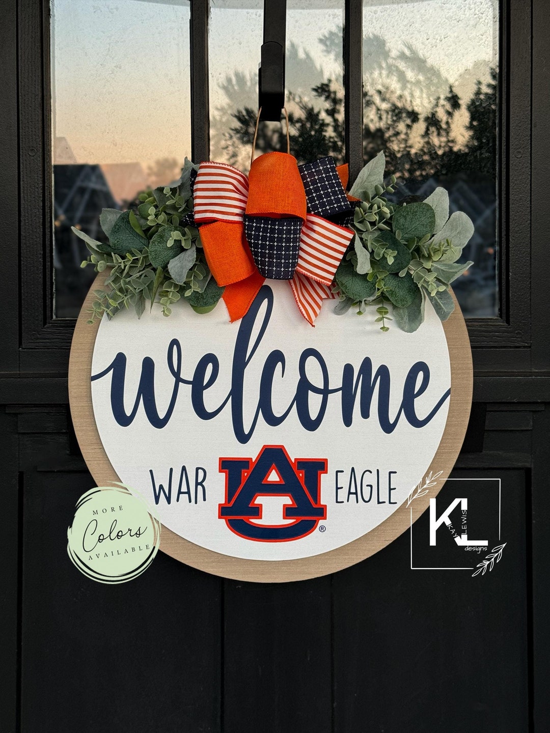 Auburn Door Hanger | Auburn War Sign | Auburn Sign | Auburn Door Wreath ...
