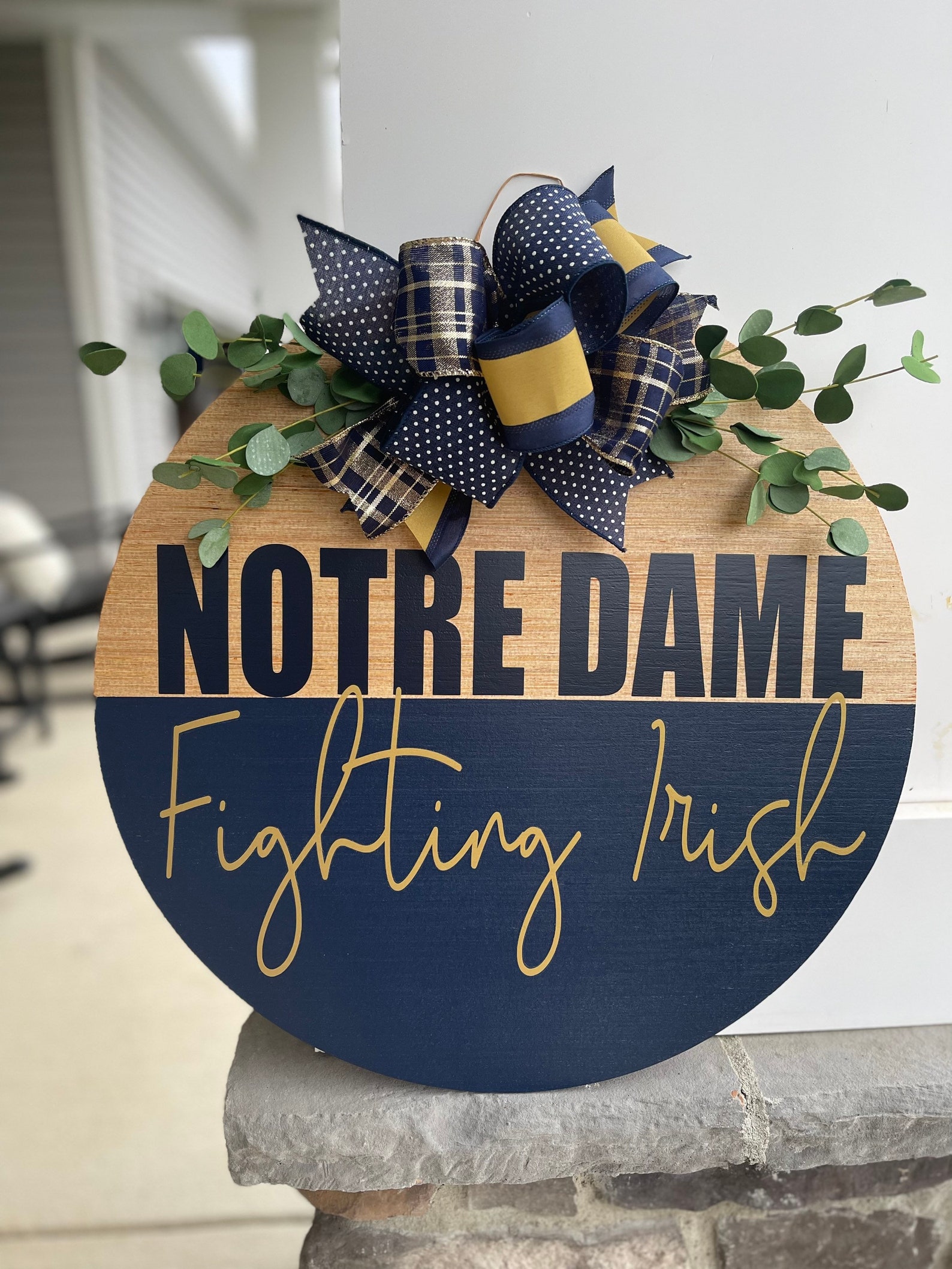 Notre Dame Wreath Front Door Decor Notre Dame Signs - Etsy
