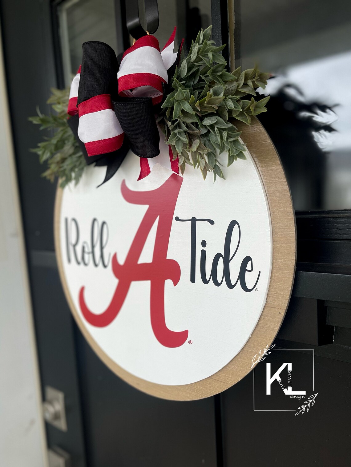 Alabama Crimson Tide Door Hanger | Alabama Roll Tide | Alabama Door ...