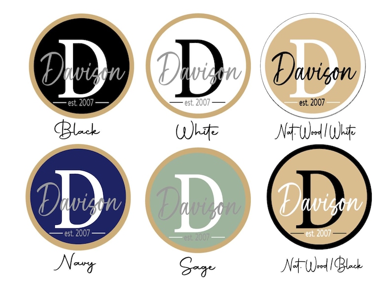 Front Door Decor | Last Name/initial | Monogram Wreath | Door Hanger ...