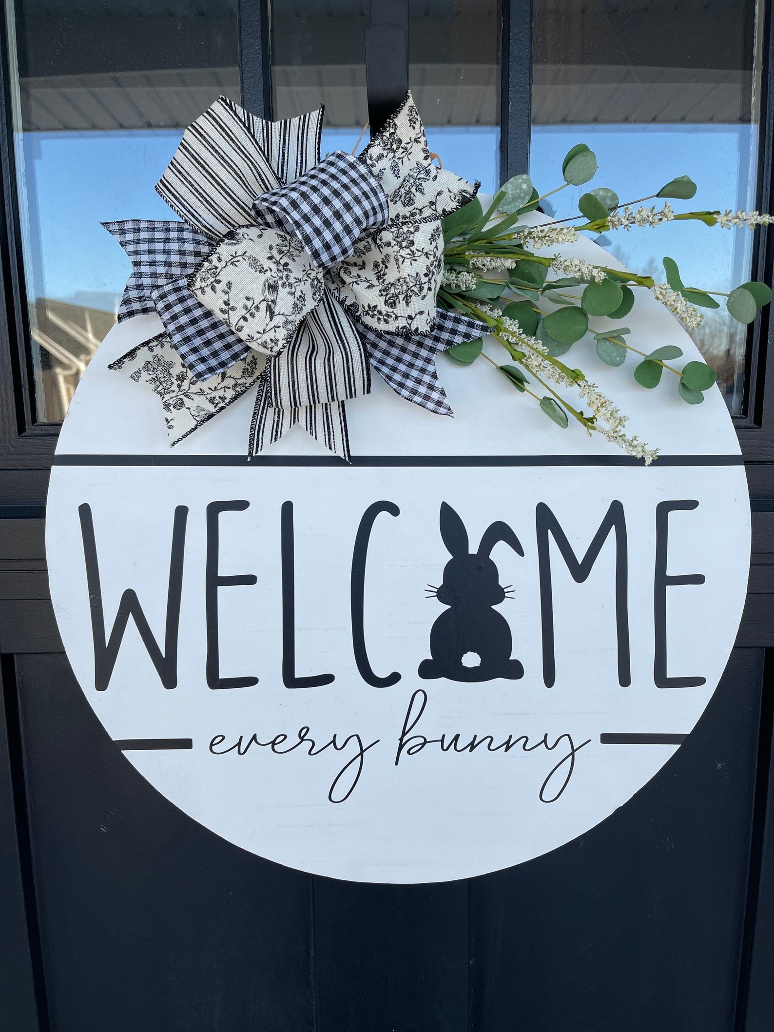 Easter Door Hanger Easter Front Door Decor Spring Door - Etsy