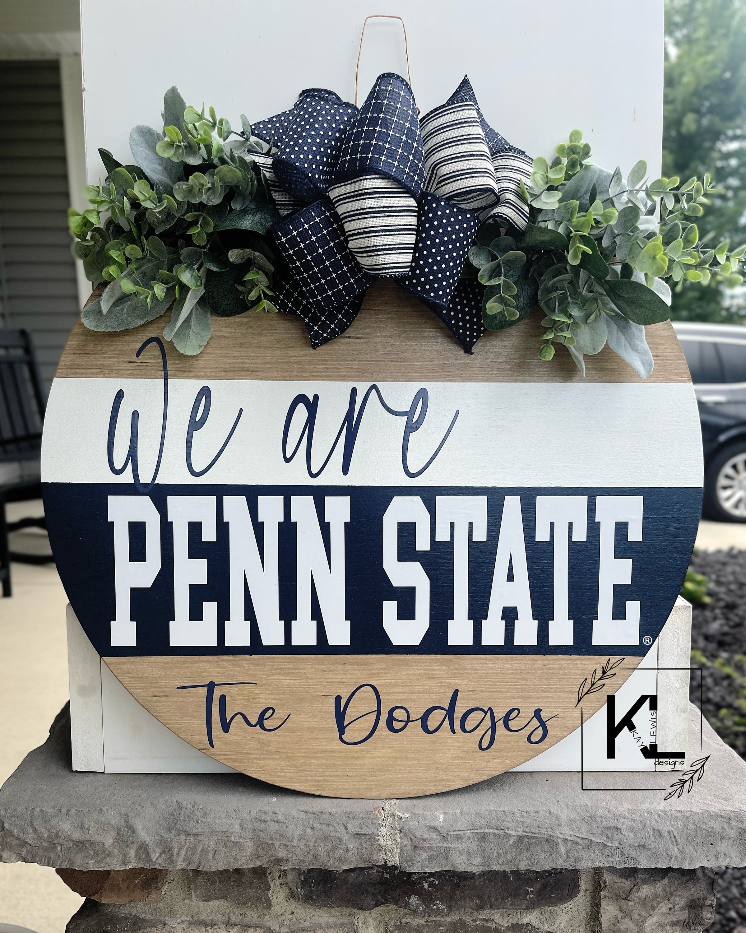 Penn State Wreath | Penn State Sign| Penn State Door Hanger | Penn ...