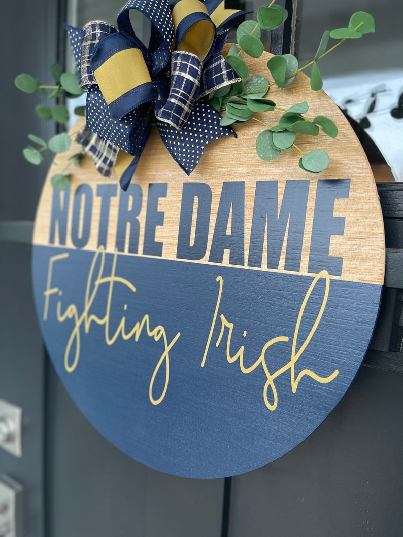 Notre Dame Wreath Front Door Decor Notre Dame Signs - Etsy