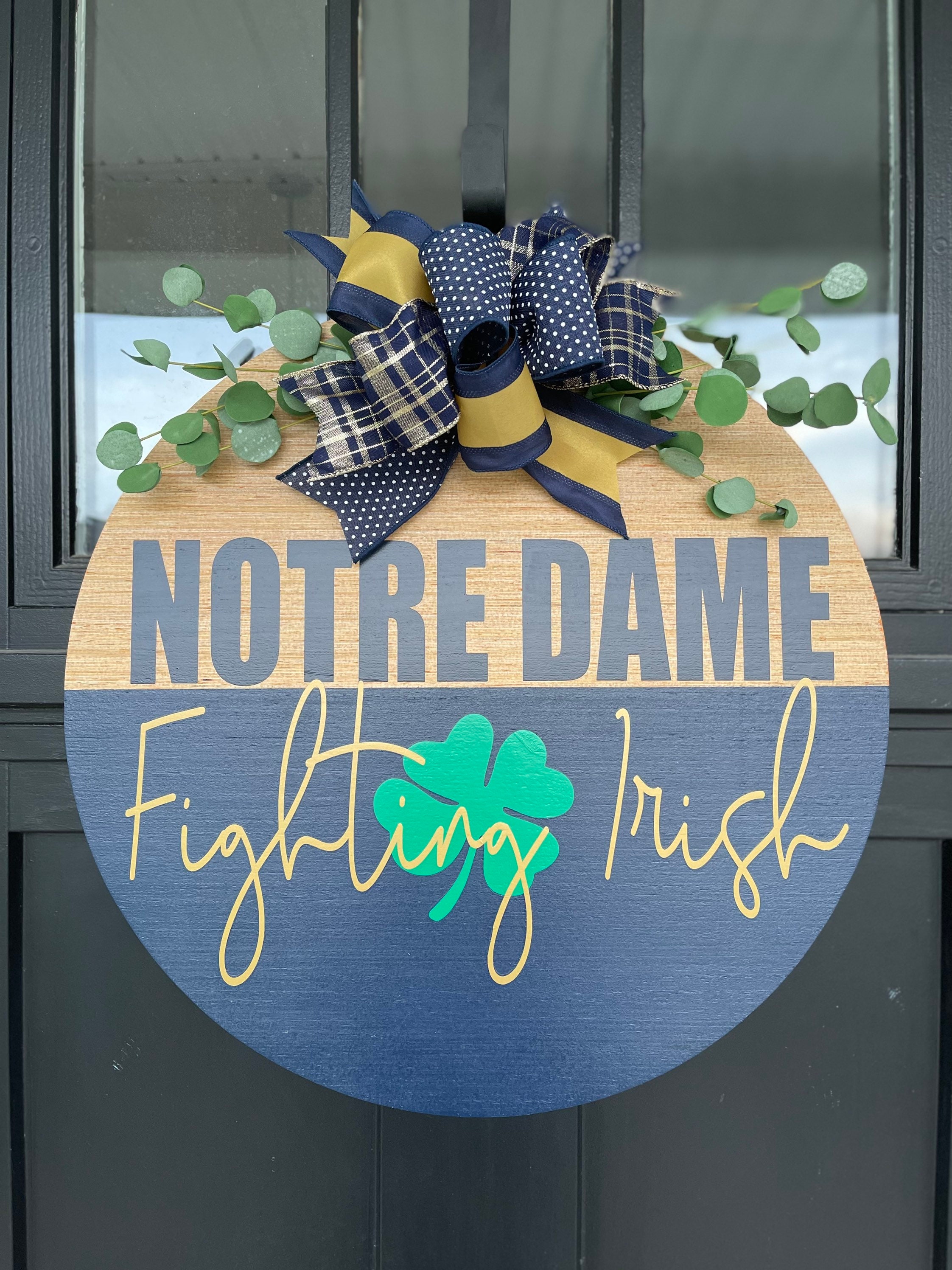 Notre Dame Wreath Front Door Decor Notre Dame Signs - Etsy