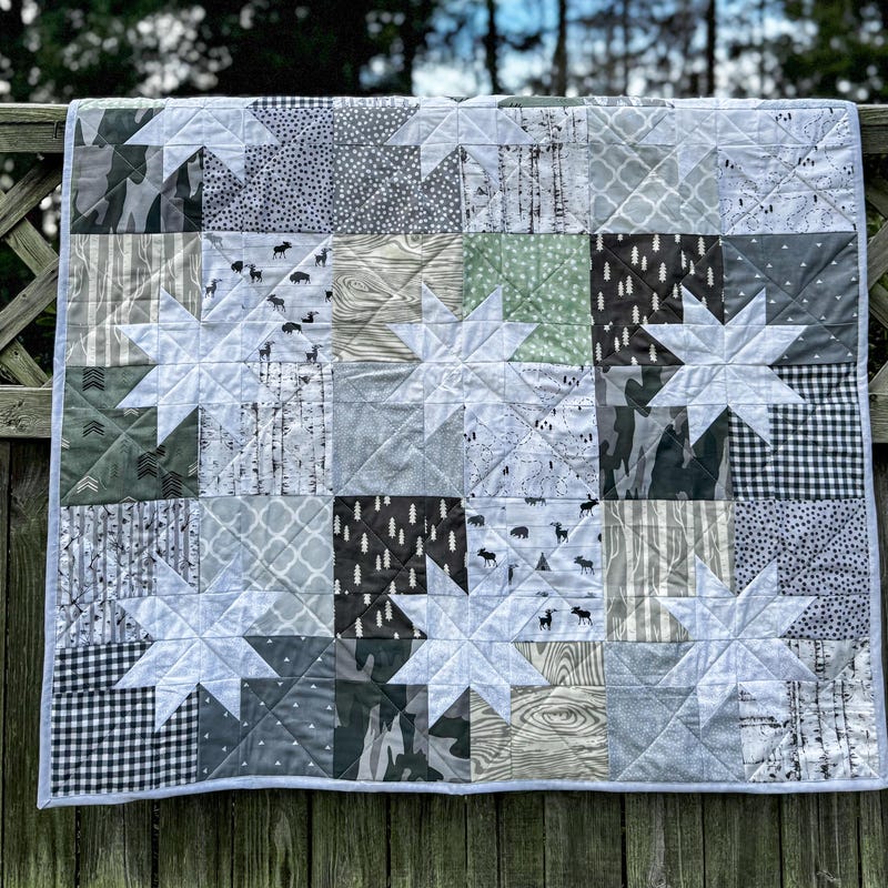 Modern Boy Quilt - Etsy