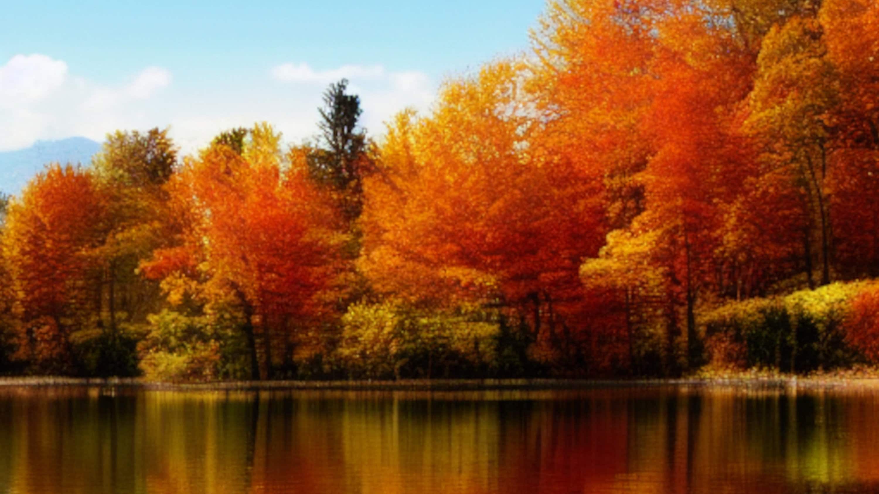 9 Fall Lake Picture Backgrounds for Zoom, Skype, Google Meet, Microsoft ...