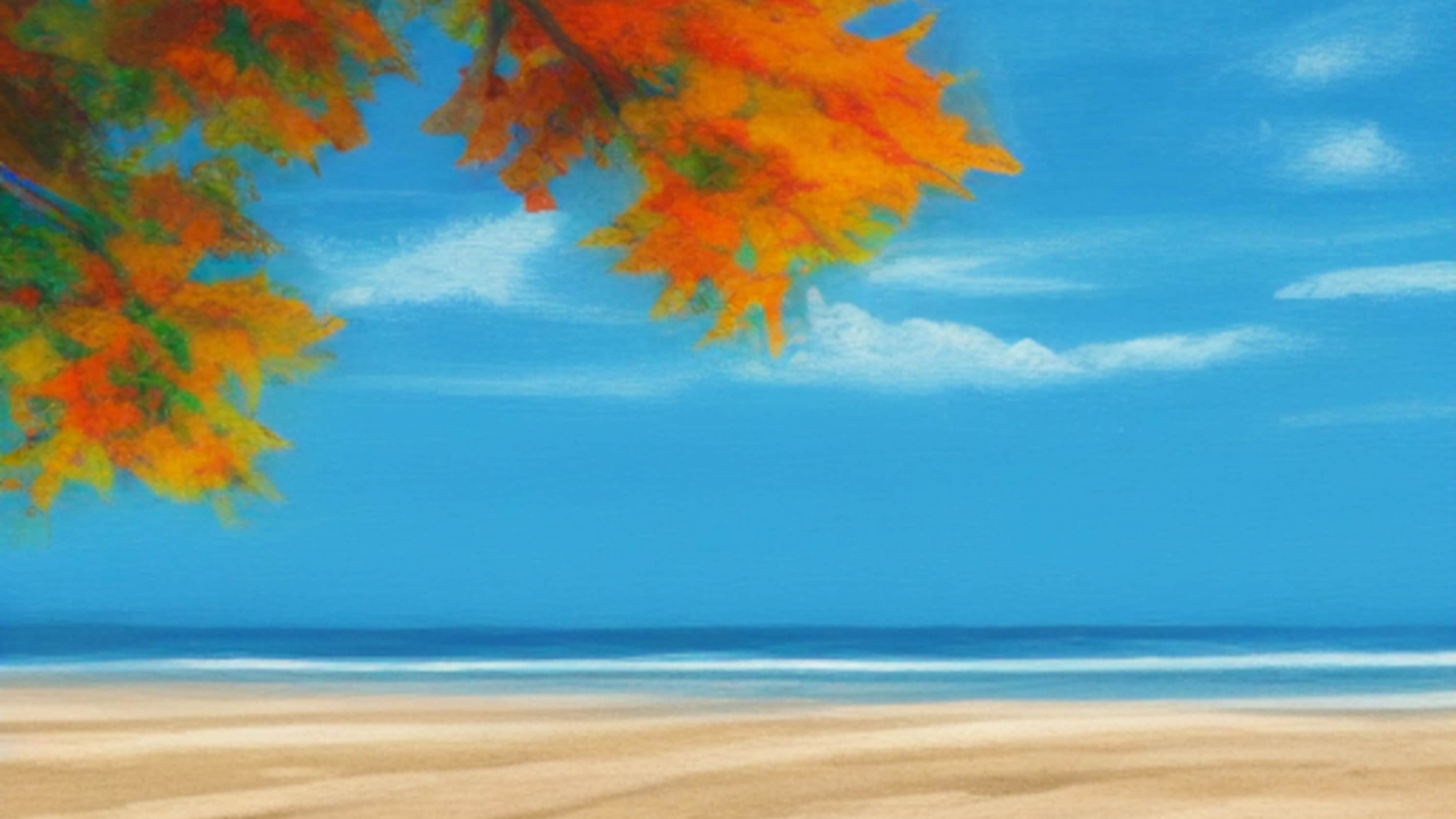 8 Fall Beach Picture Backgrounds for Zoom, Skype, Google Meet ...