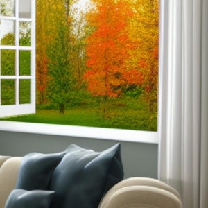 6 Fall Window Backgrounds for Zoom, Skype, Google Meet, Microsoft Teams ...