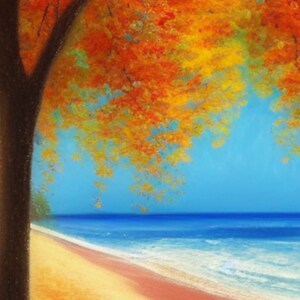 10 Fall Beach Picture Backgrounds for Zoom, Skype, Google Meet ...