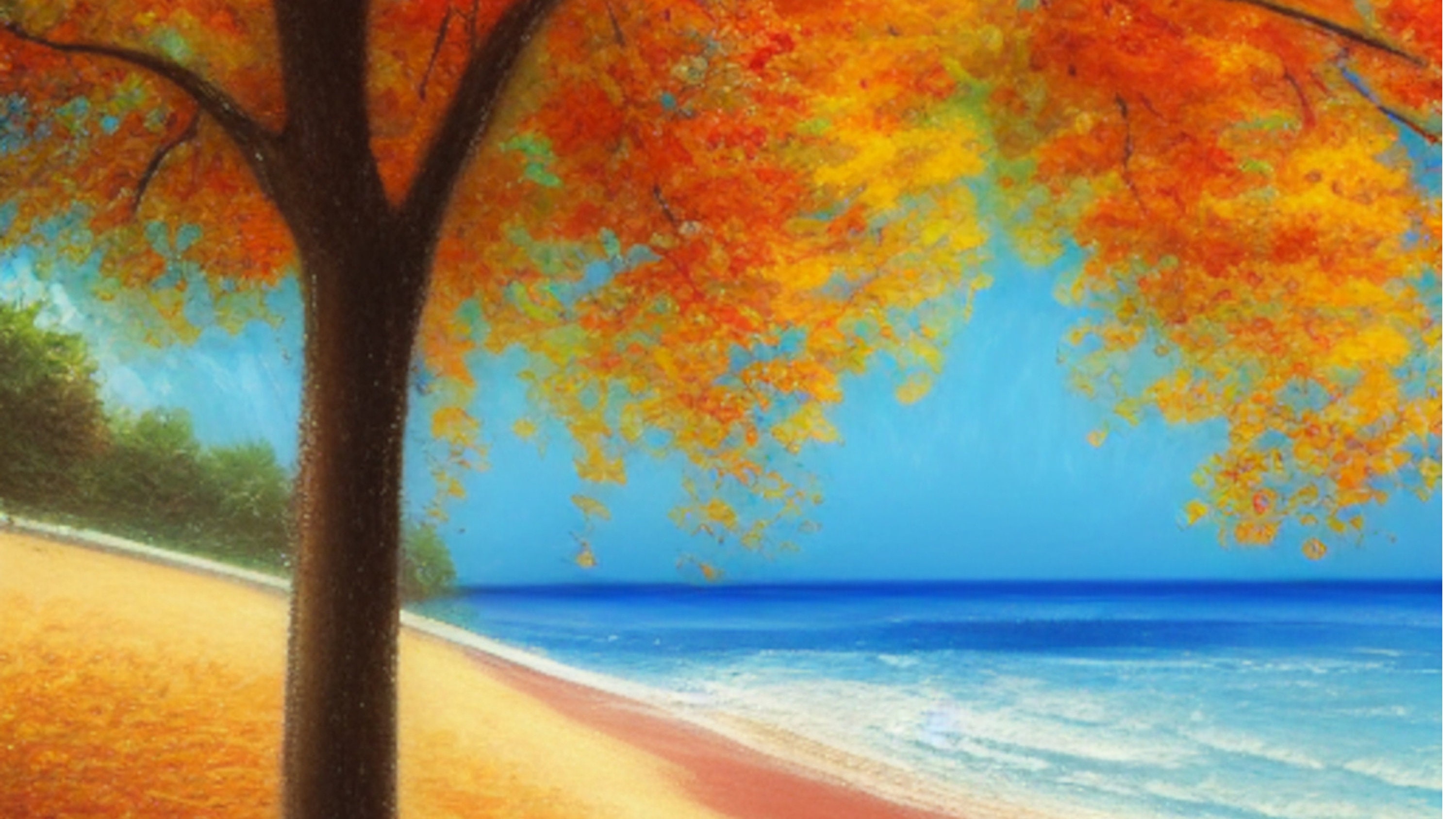 10 Fall Beach Picture Backgrounds for Zoom, Skype, Google Meet ...