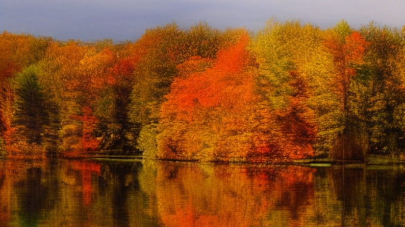 9 Fall Lake Picture Backgrounds for Zoom, Skype, Google Meet, Microsoft ...
