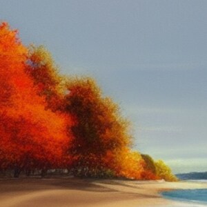 10 Fall Beach Picture Backgrounds for Zoom, Skype, Google Meet ...