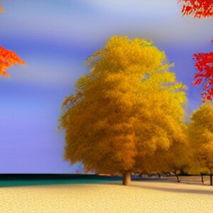 10 Fall Beach Picture Backgrounds for Zoom, Skype, Google Meet ...