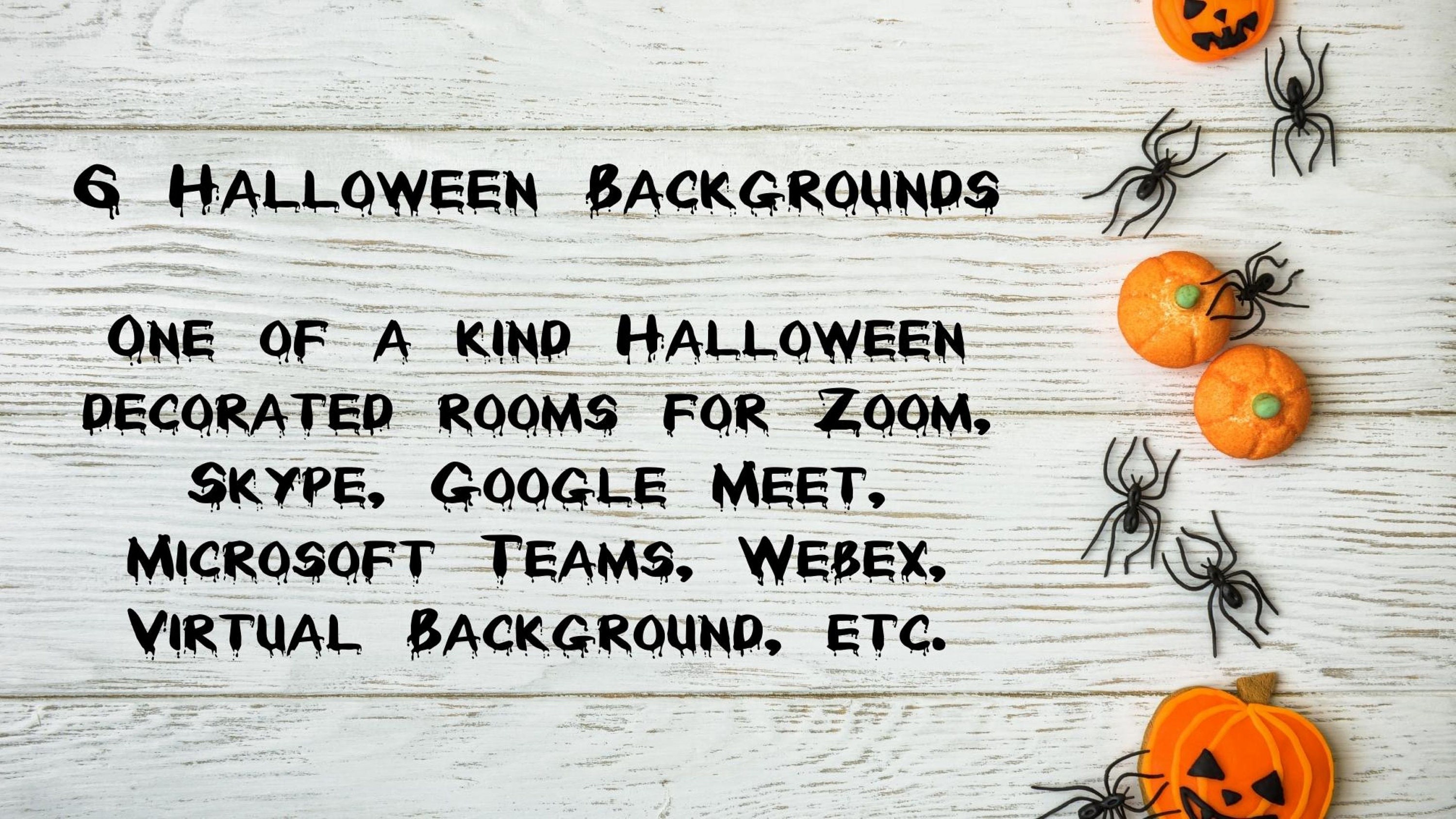6 Halloween Backgrounds for Zoom, Skype, Google Meet, Microsoft Teams ...