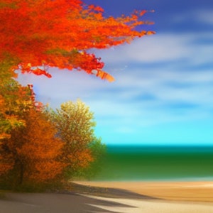 10 Fall Beach Picture Backgrounds for Zoom, Skype, Google Meet ...