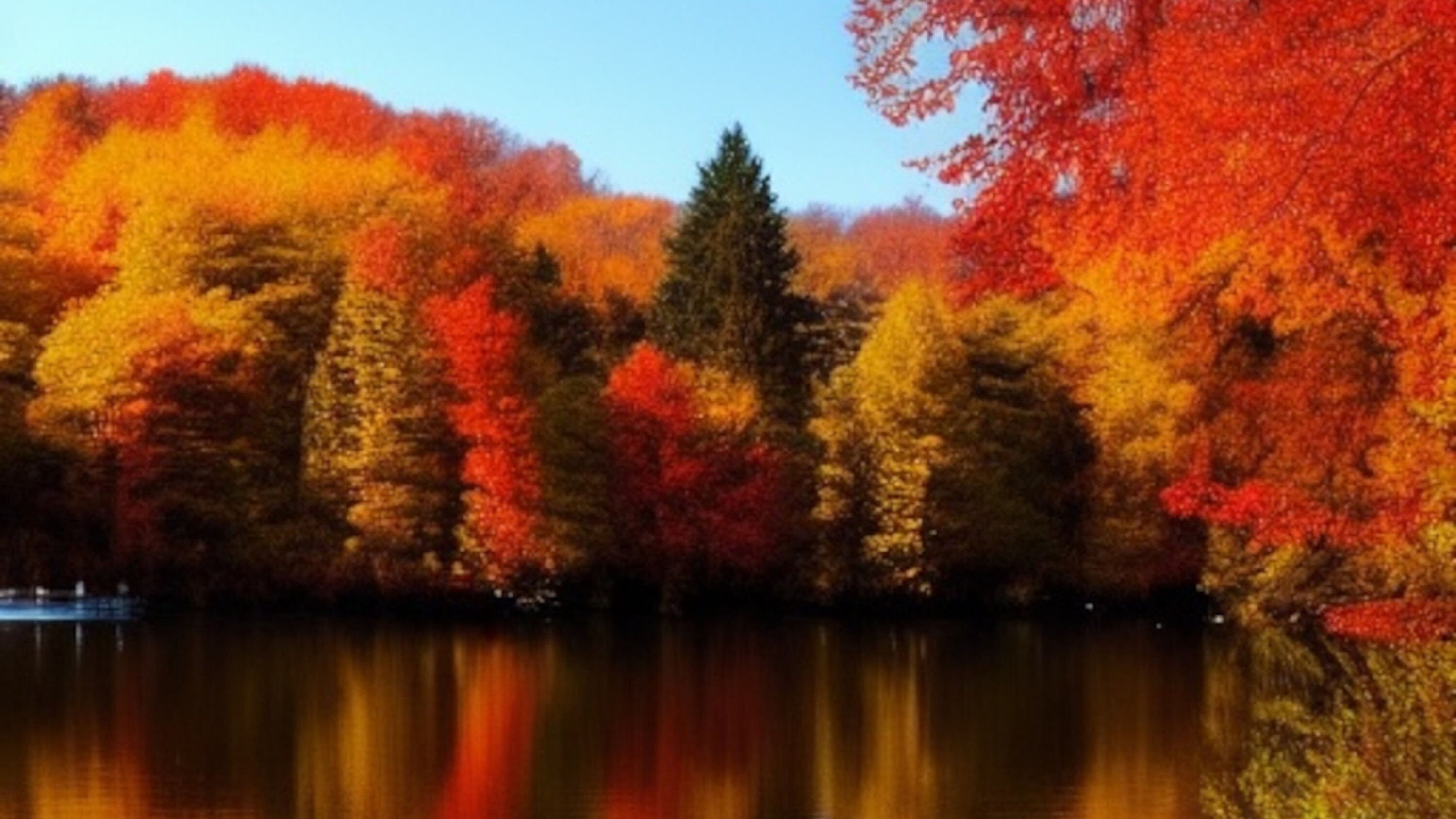 9 Fall Lake Picture Backgrounds for Zoom, Skype, Google Meet, Microsoft ...