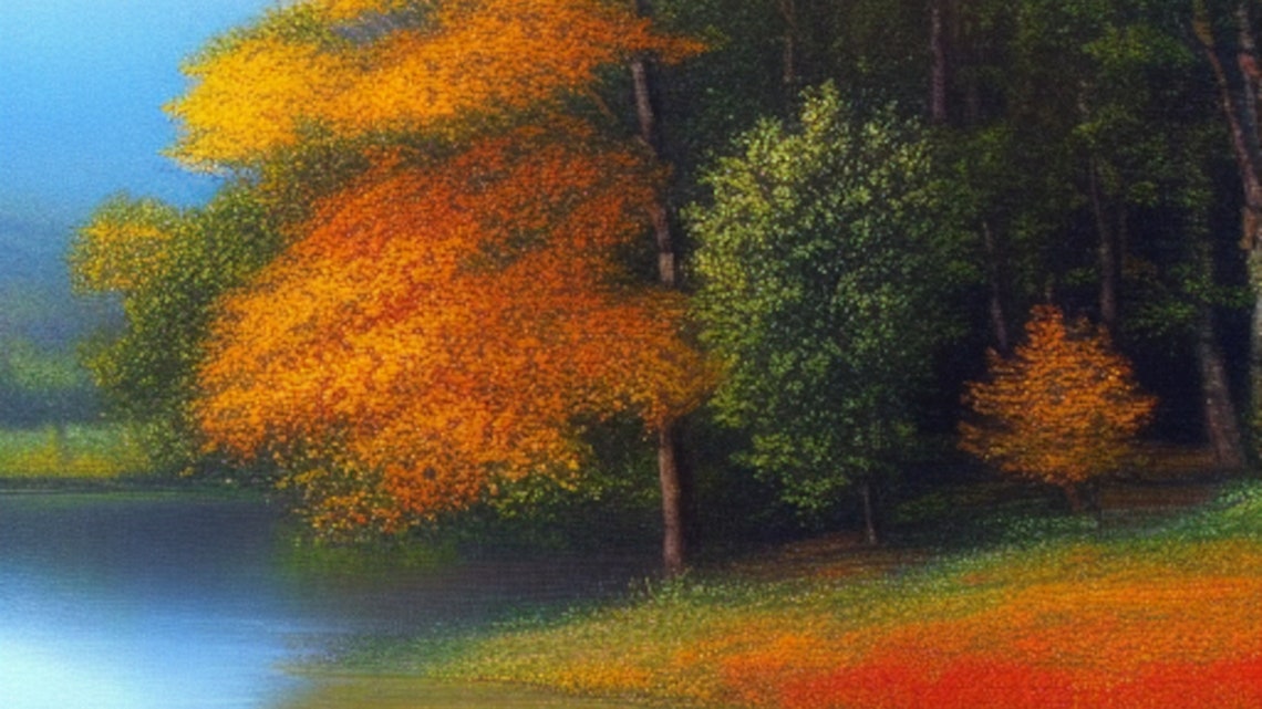 8 Fall Lake Picture Backgrounds for Zoom, Skype, Google Meet, Microsoft ...