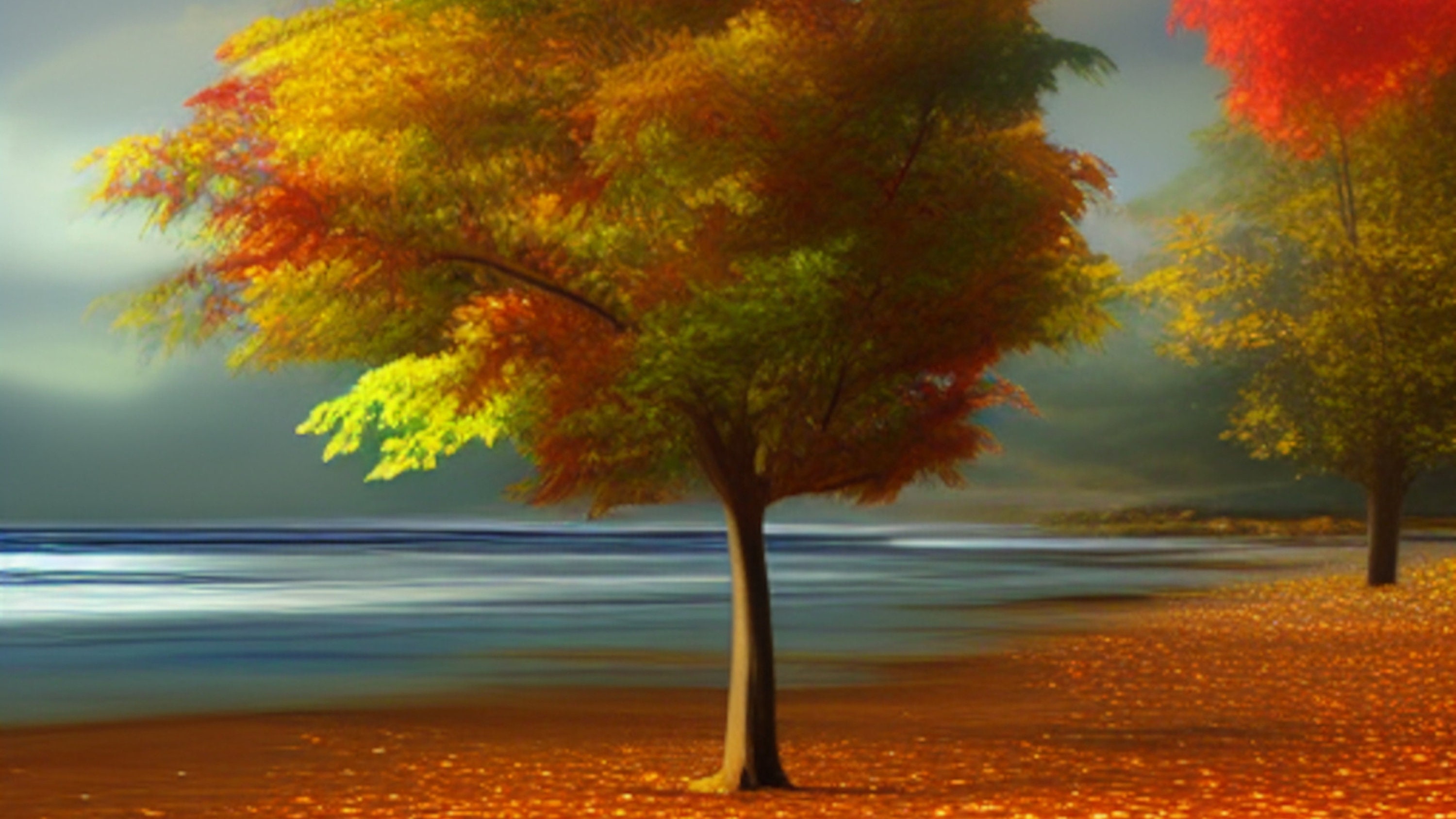 10 Fall Beach Picture Backgrounds for Zoom, Skype, Google Meet ...