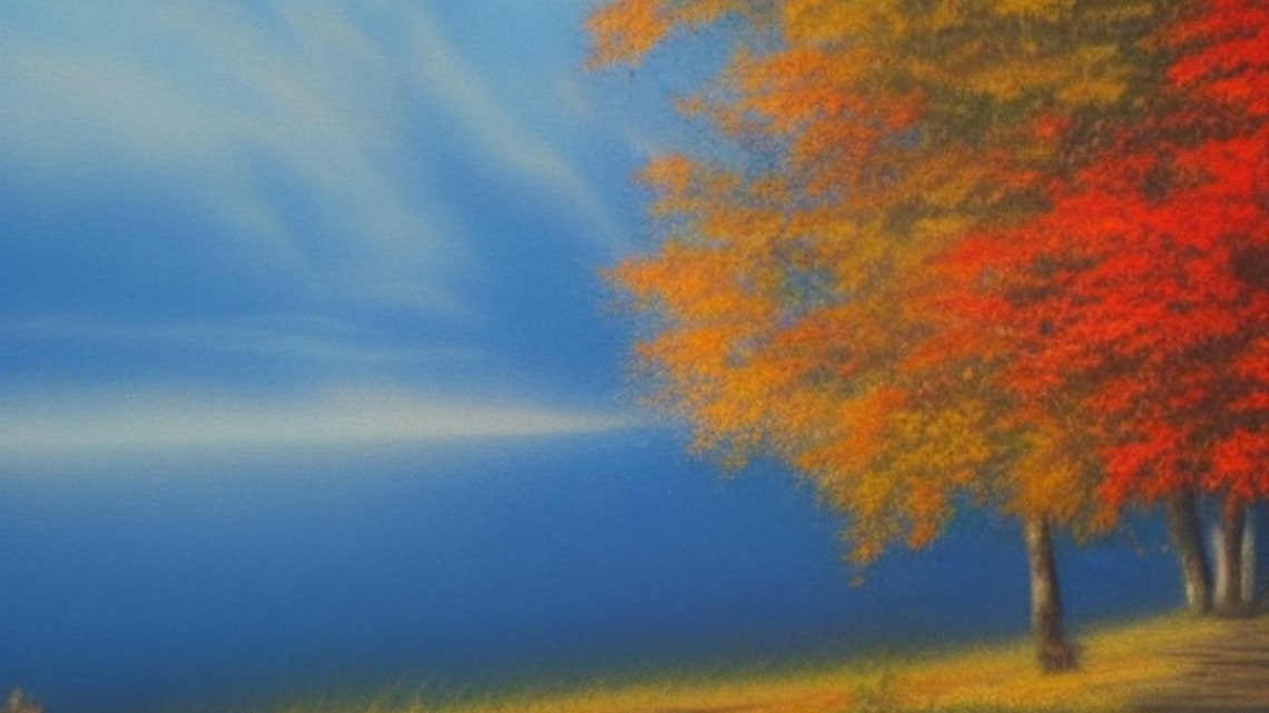 8 Fall Lake Picture Backgrounds for Zoom, Skype, Google Meet, Microsoft ...