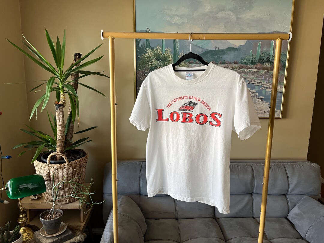 Vintage 90s Y2k New Mexico Lobos Unm College Tee Delta Magnum Weight ...