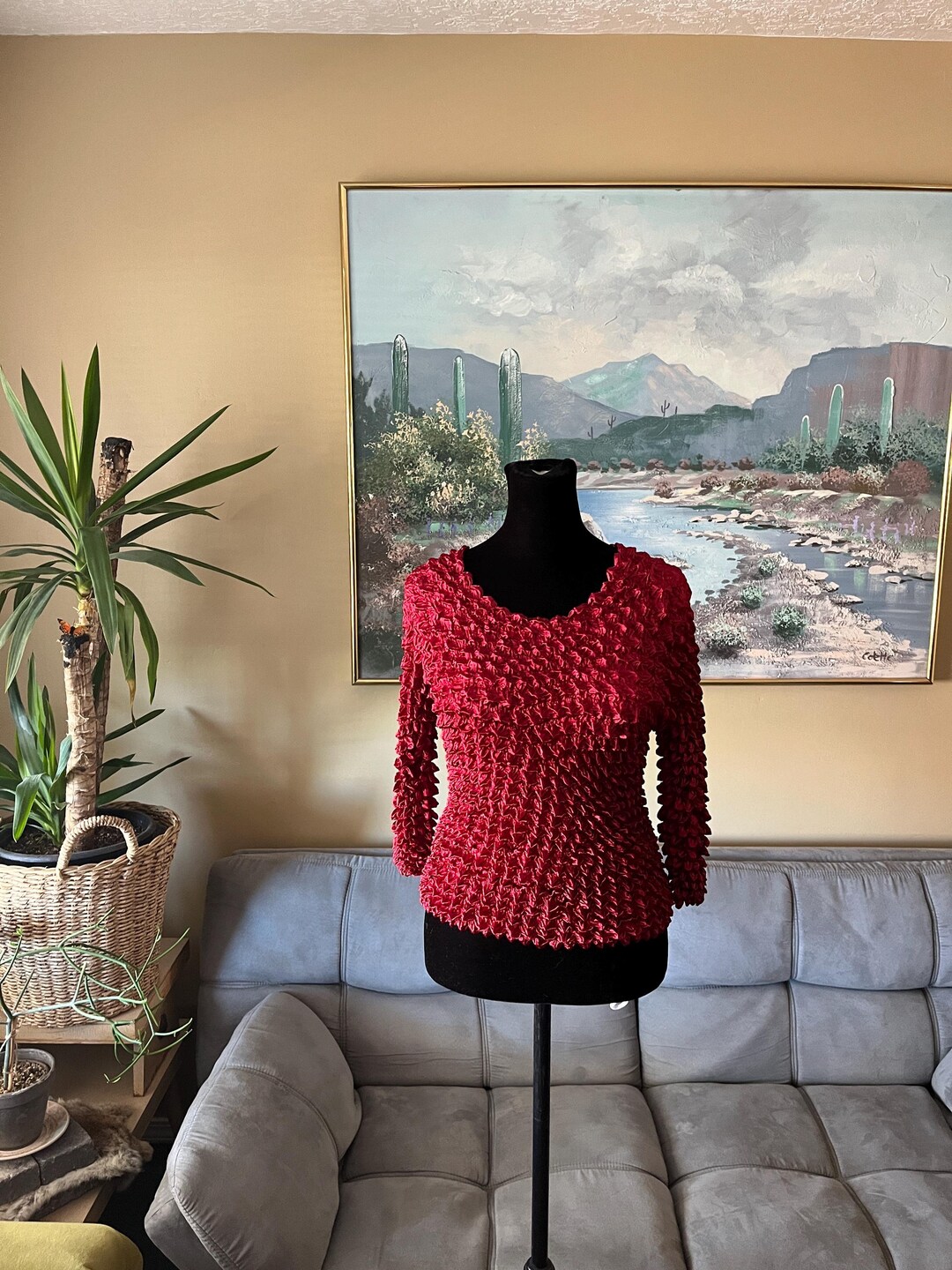 Vintage Y2k Magic Stretch Popcorn Crinkle Shirt - Etsy