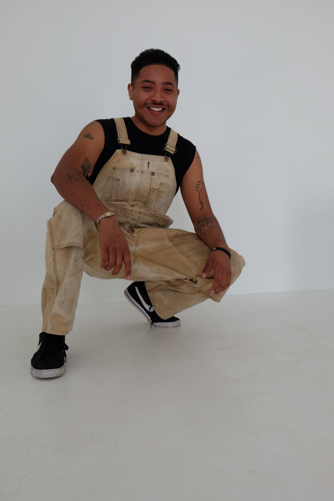 Vintage Round House Carpenter Work Wear Overalls Khaki - Etsy