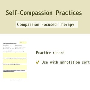 Self-compassion Practice/ Self-compassionate Mind Training/ Compassion ...