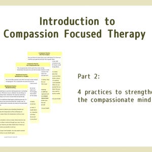 Self-compassion Practice/ Self-compassionate Mind Training/ Compassion ...