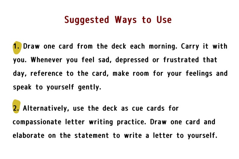 24 Depression Coping Cards Printable/ Coping Cards Digital Download ...