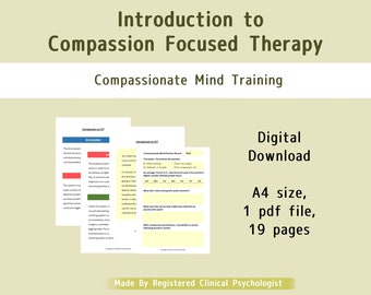 DBT Guide to Self Compassion - Etsy Canada