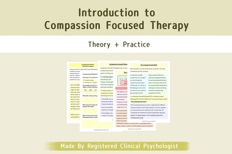 Introduction to Compassion Focused Therapy/ Compassionate Mind Training ...