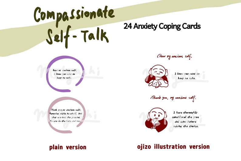 24 Anxiety Coping Cards Printable/ Coping Cards Digital - Etsy