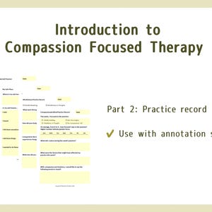 Self-compassion Practice/ Self-compassionate Mind Training/ Compassion ...