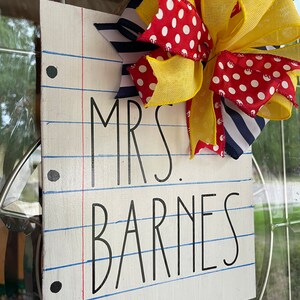 Teacher Door, Teacher Door Sign, Classroom Sign, Teacher Gift, Teacher ...