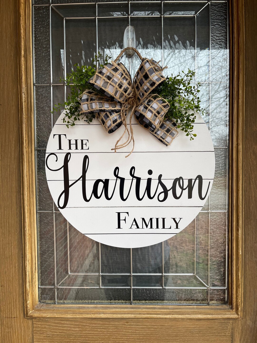 Front Door Decor, Welcome Sign, Last Name, Personalized, Front Door ...