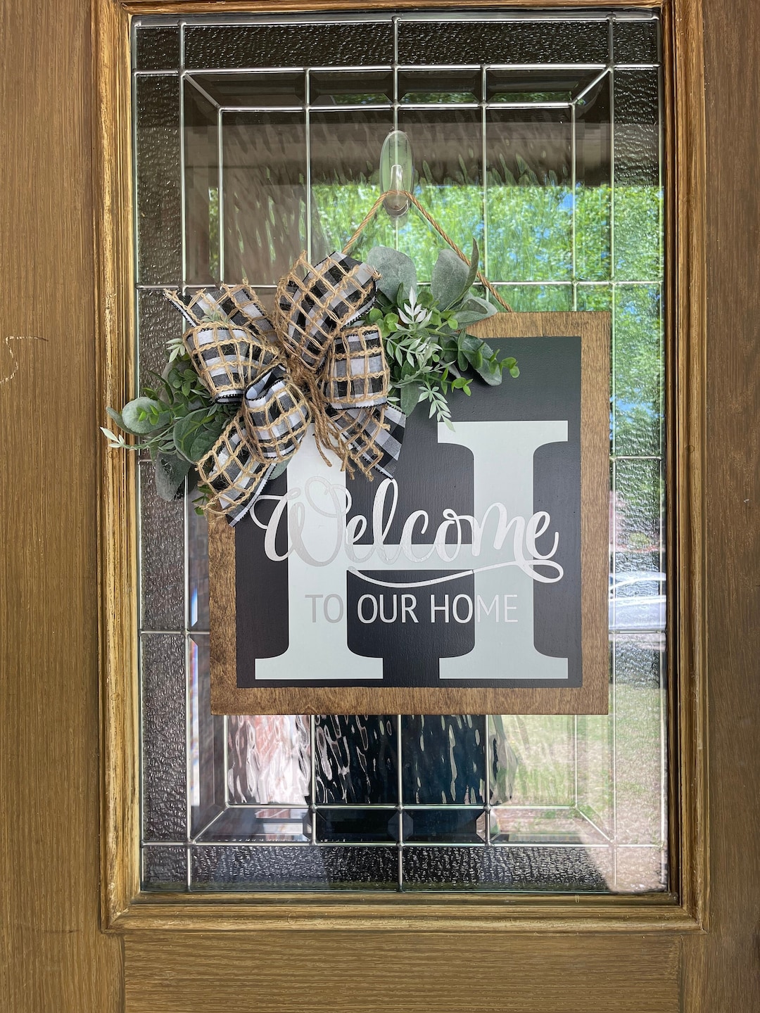 Front Door Decor, Welcome Sign, Last Name, Personalized, Front Door ...