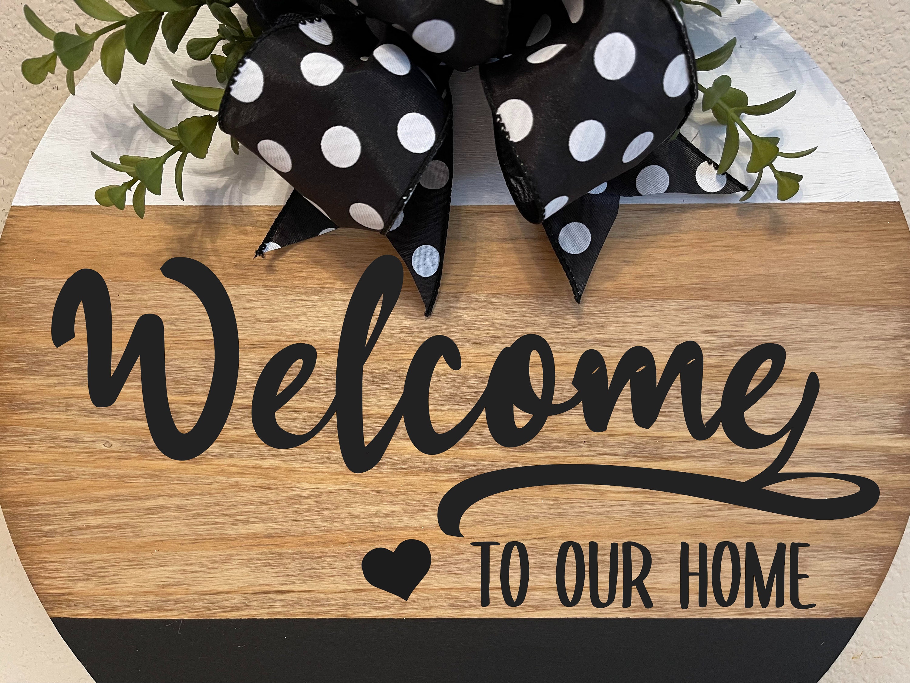 Front Door Decor L Welcome to Our Home L Welcome Door Hanger L - Etsy