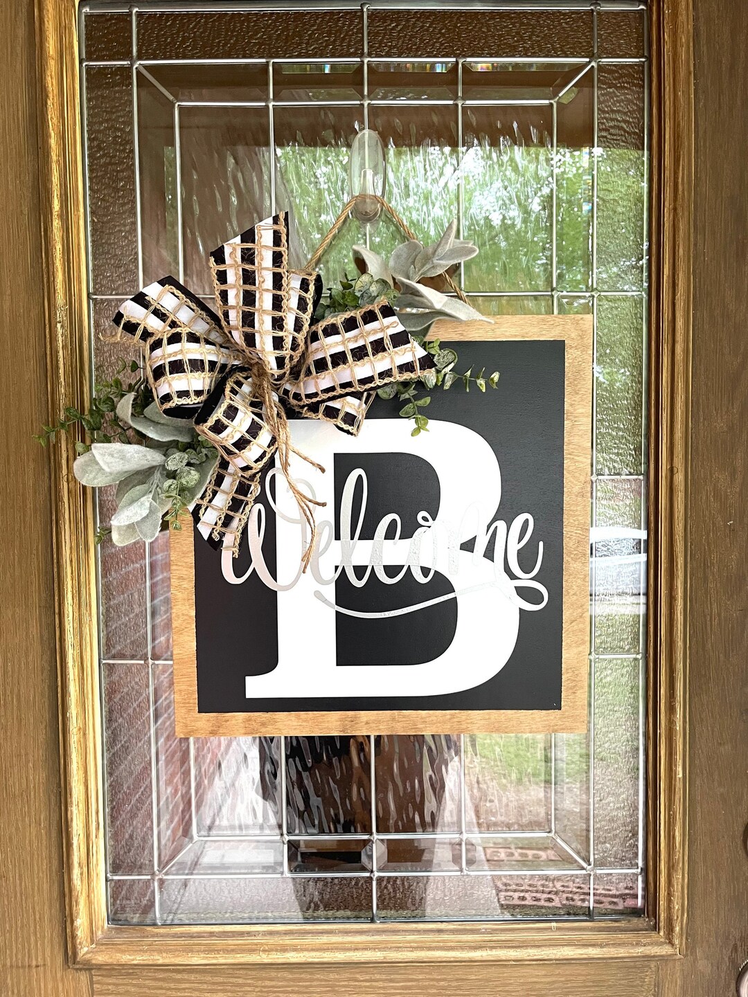 Front Door Decor, Welcome Sign, Last Name, Personalized, Front Door ...