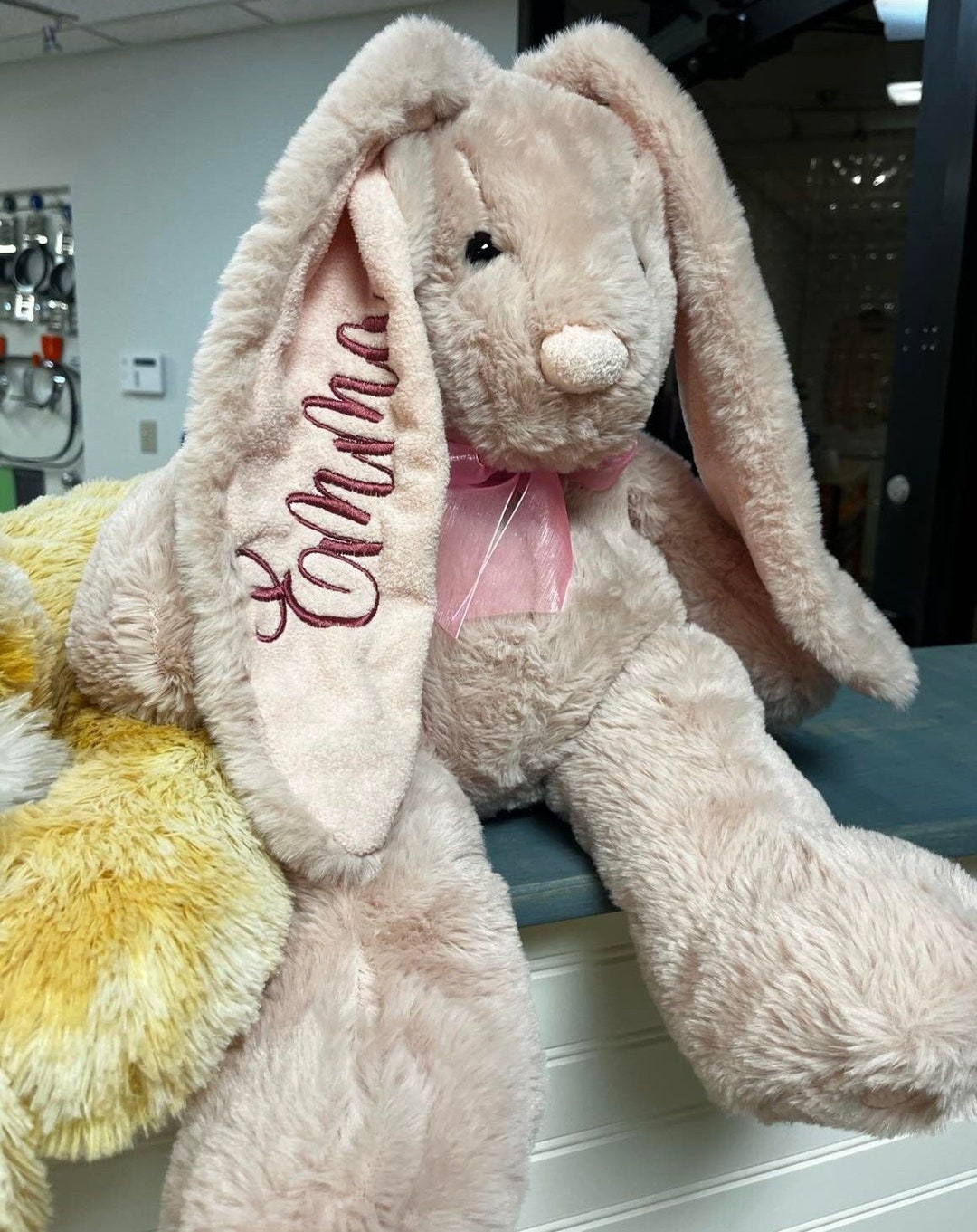 Embroidered Plush Animals| Personalized Bunnies| Embroidered ...