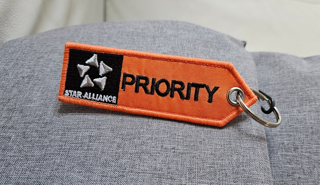 STAR ALLIANCE PRIORITY Embroidery Luggage Tag - Etsy