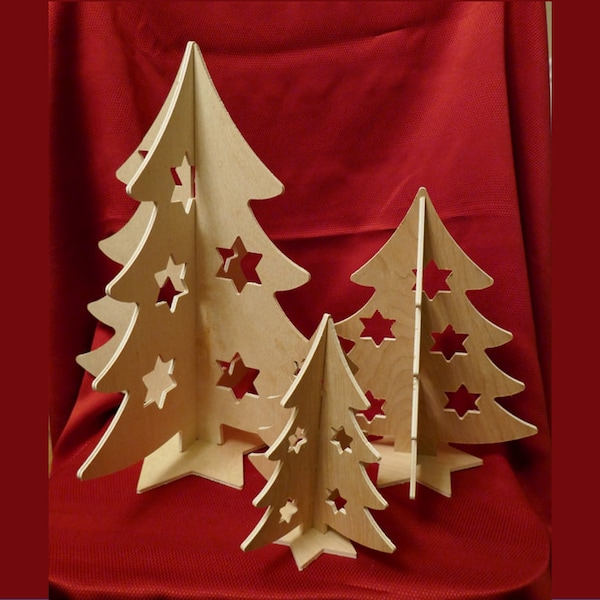Wooden Tree Topper - Etsy