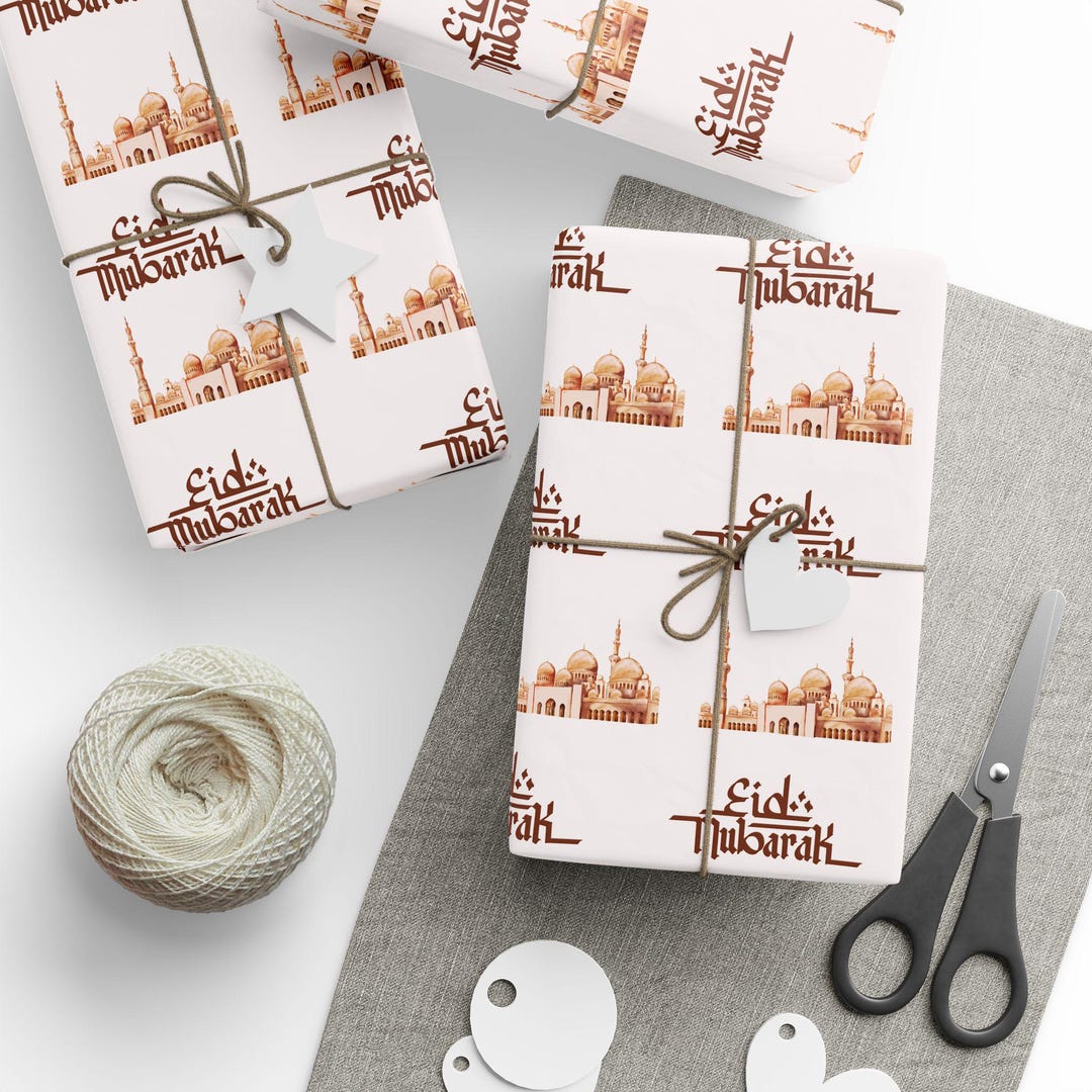 Islamic Ramadan Eid Wrapping Paper | Decorative Gift Wrap Sheets - Etsy