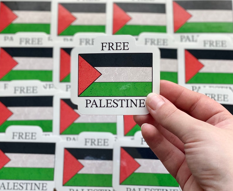 Free Palestine Sticker//palestine Flag Sticker//laptop Decal//water Bottle Sticker//waterproof ...