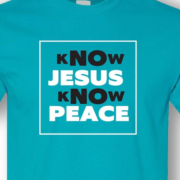 Know Jesus Know Peace Svg - Etsy